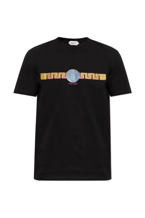 Versace Cotton T-shirt With Print