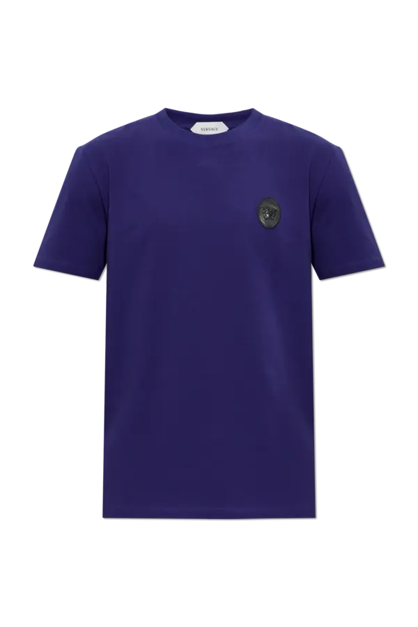 Versace Cotton T-shirt With Patch