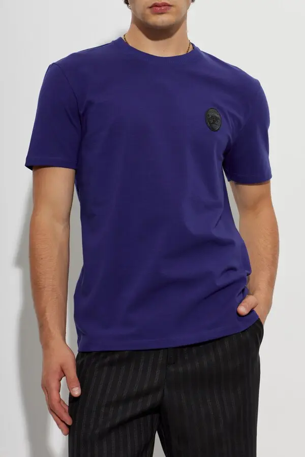 Versace Cotton T-shirt With Patch