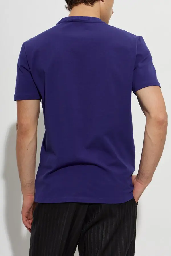 Versace Cotton T-shirt With Patch