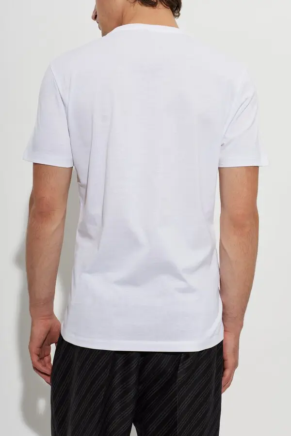 Versace Cotton T-shirt With Print