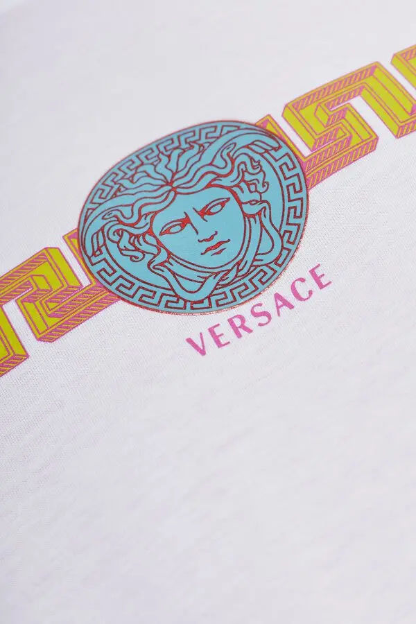 Versace Cotton T-shirt With Print