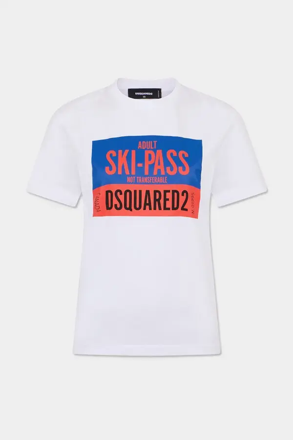 Dsquared2 Ski Pass Just Right Fit T-shirt - White