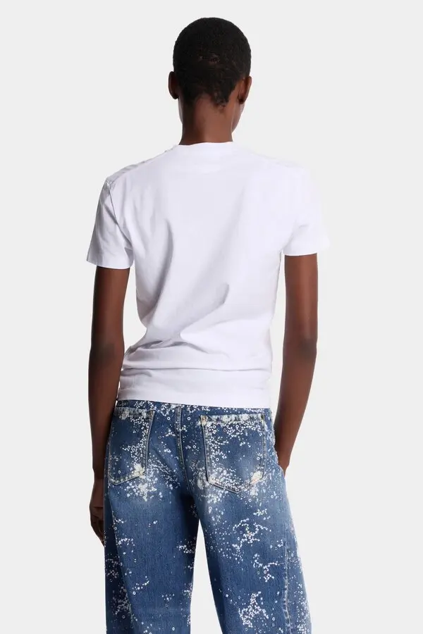 Dsquared2 Ski Pass Just Right Fit T-shirt - White