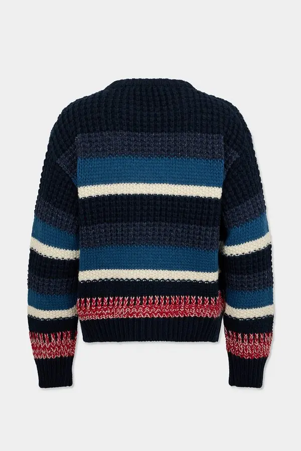 Dsquared2 Striped Wool Blend Pullover