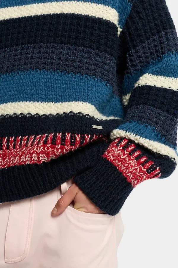 Dsquared2 Striped Wool Blend Pullover