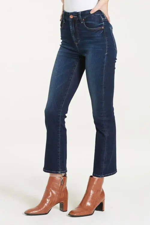 DEAR JOHN Jeanne Mid Rise Flare Jeans