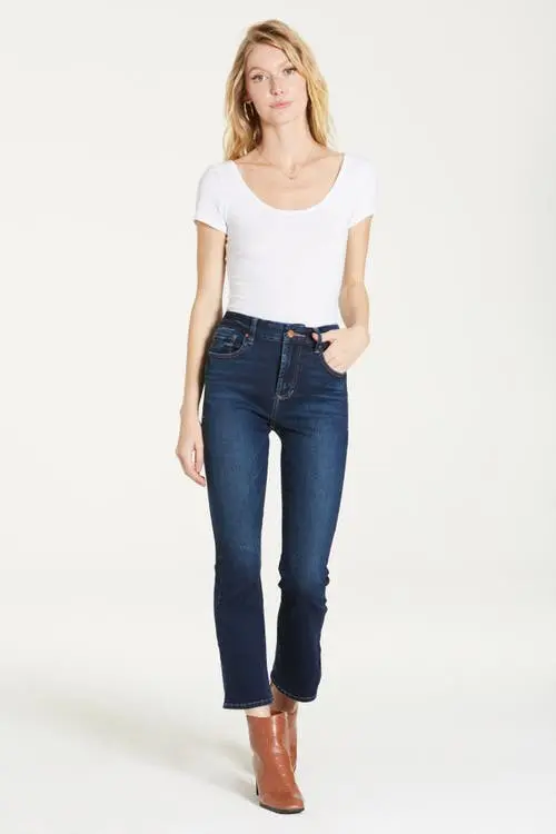 DEAR JOHN Jeanne Mid Rise Flare Jeans