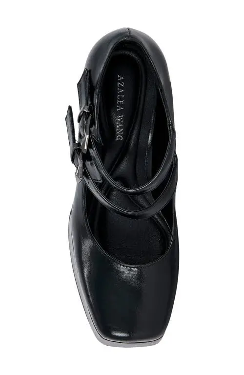 AZALEA WANG Moxie Mary Jane Platform Pump