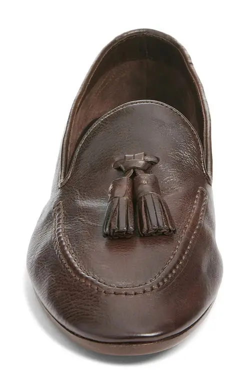 THE ROW Caden Leather Loafer - Deep Brown