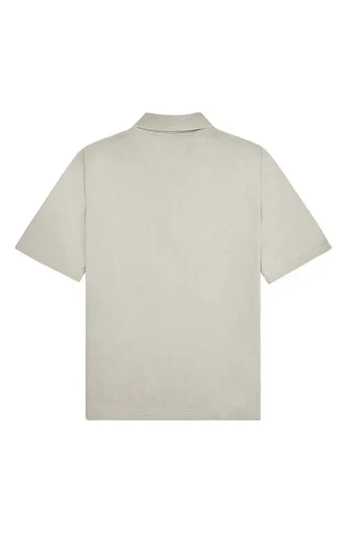 PAPER PLANES French Terry Quarter Zip Polo