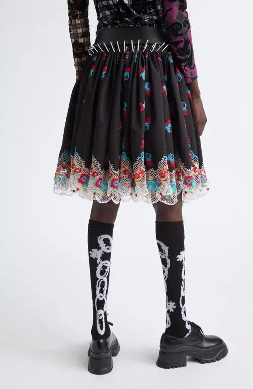 CHOPOVA LOWENA Sasha Carabiner Broderie Skirt