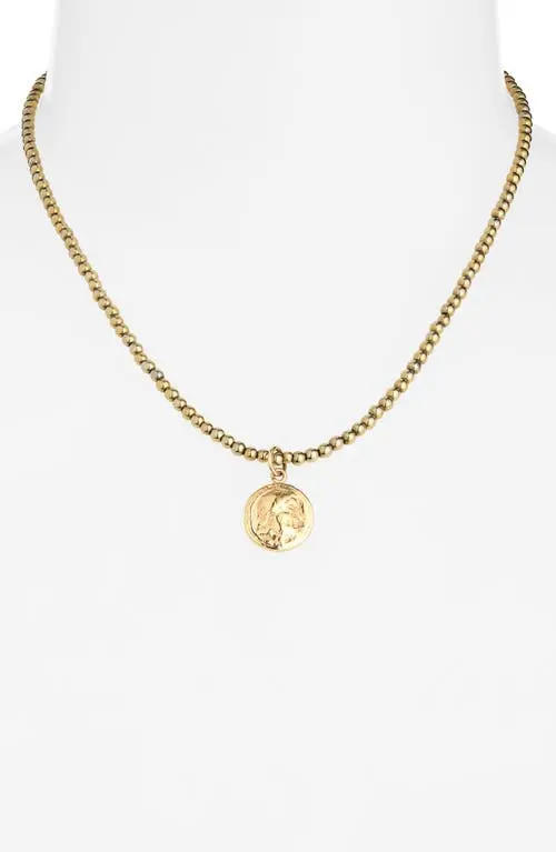 HOUSE OF OLIA Coin Pendant Necklace