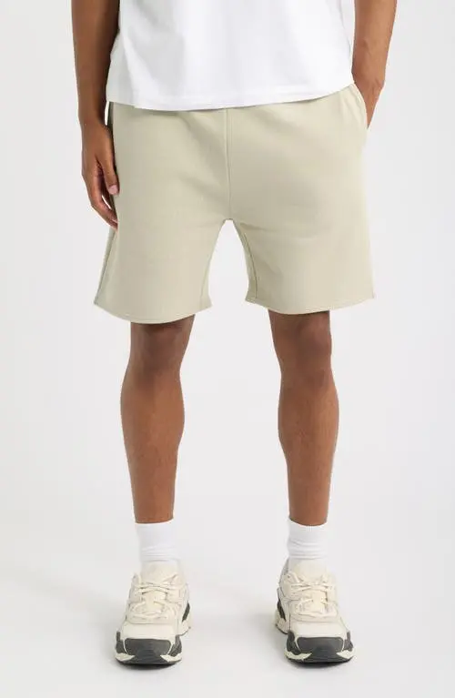 PAPER PLANES Script French Terry Relaxed Fit Shorts