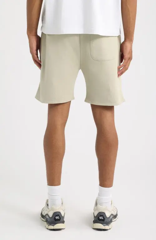 PAPER PLANES Script French Terry Relaxed Fit Shorts