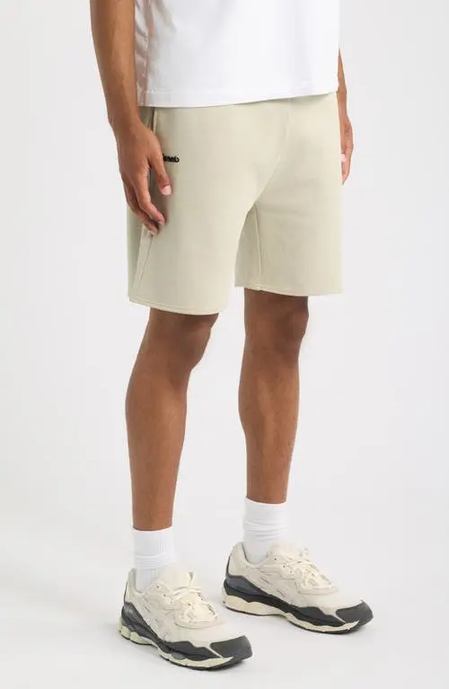 PAPER PLANES Script French Terry Relaxed Fit Shorts