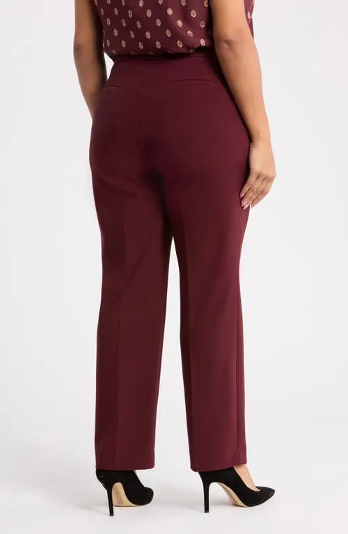 Anne Klein Extended Tab Straight Leg Pants