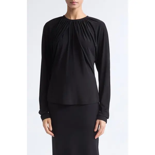 ASHLYN Marry Column Skirt - Black