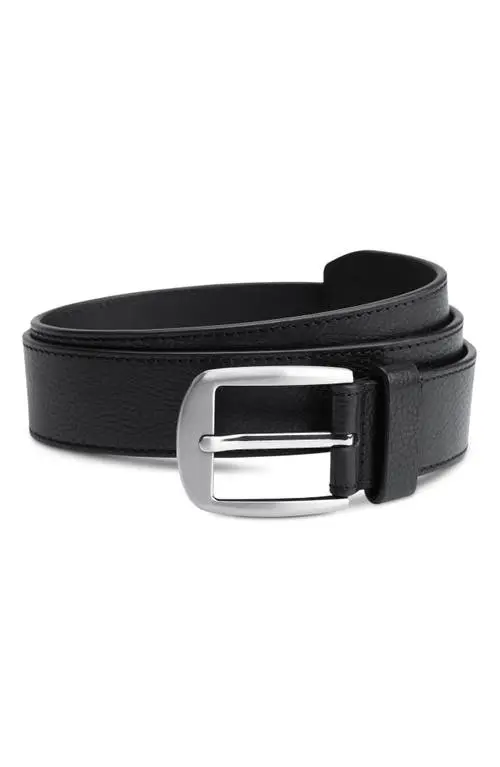 Allen Edmonds Jackson Leather Belt - Black