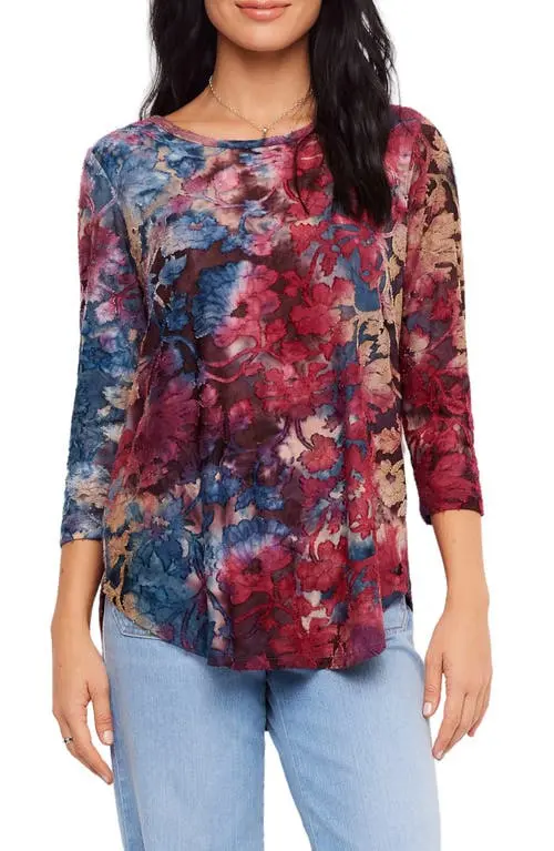 Karen Kane Floral Shirttail Top
