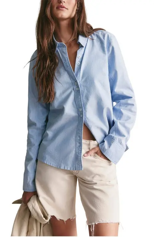 Free People Benny Slim Oxford Shirt