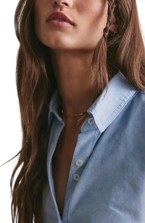 Free People Benny Slim Oxford Shirt