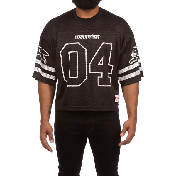 ICECREAM Slushie Mesh Jersey T-shirt - Black