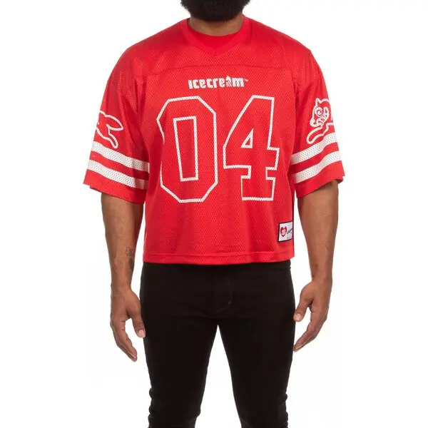 ICECREAM Slushie Perforated Mesh Jersey T-shirt - Salsa