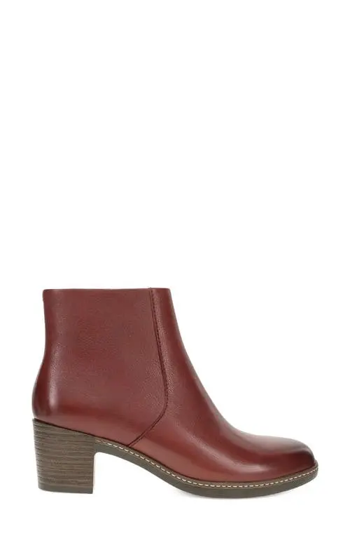 Dansko Meryll Leather Bootie - Sangria