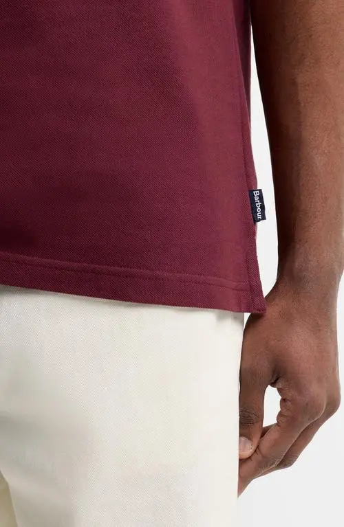 Barbour Lunan Polo - Dark Bordeaux