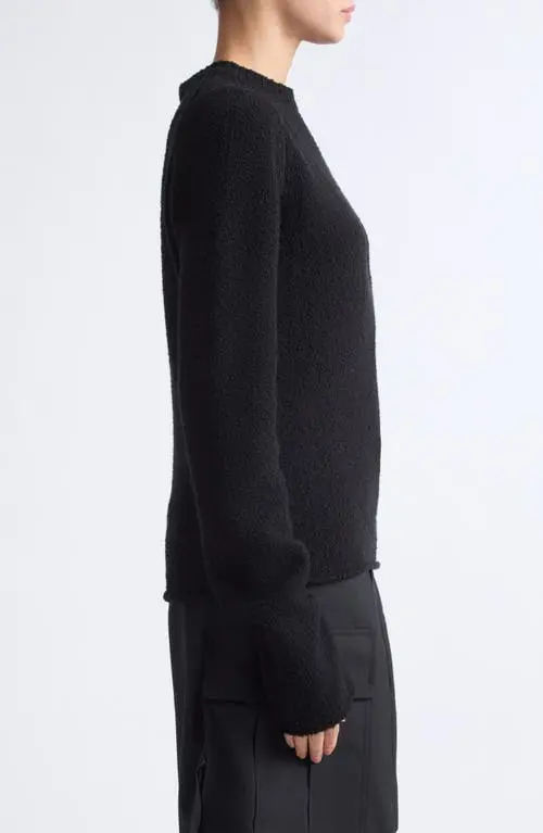 RIER Riers Wool Bouclé Roundneck Sweater