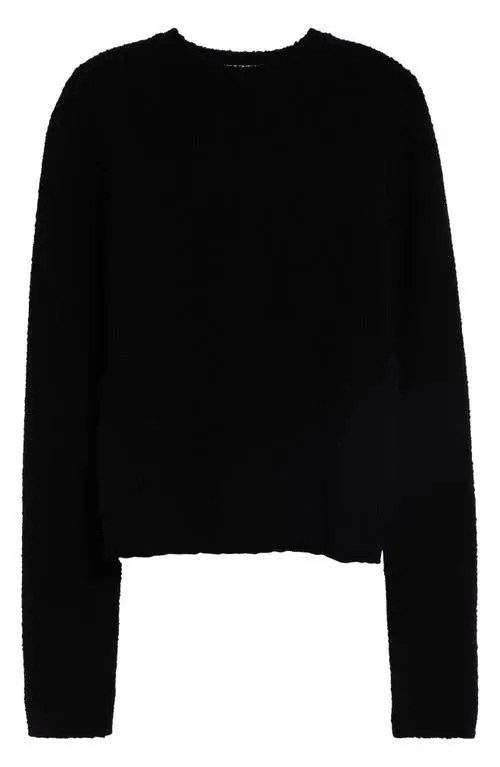 RIER Riers Wool Bouclé Roundneck Sweater
