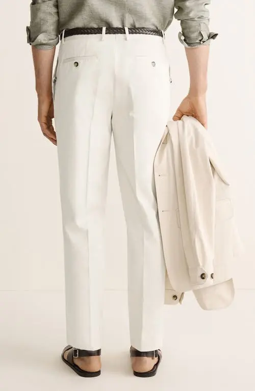 Mango Regular Fit Cotton Pants