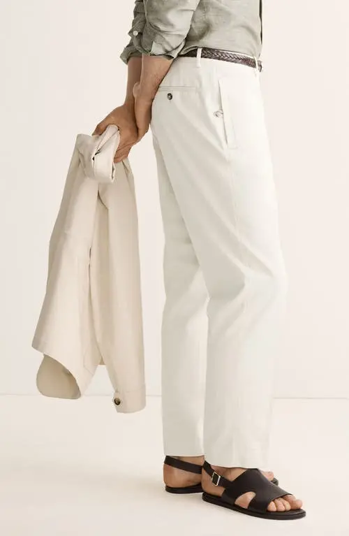 Mango Regular Fit Cotton Pants