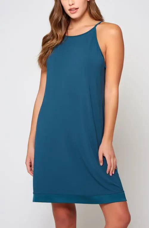ICOLLECTION Halter Neck Knit Lounge Dress