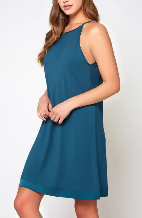 ICOLLECTION Halter Neck Knit Lounge Dress