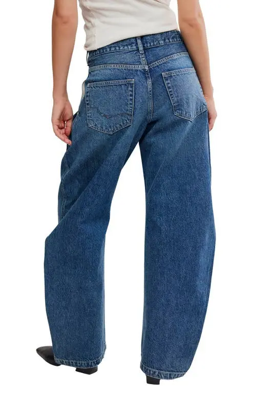 Free People Low Rise Wide Leg Jeans