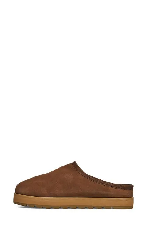 Sanuk Yoga Cloud Lounger Leather Slipper - Dark Brown