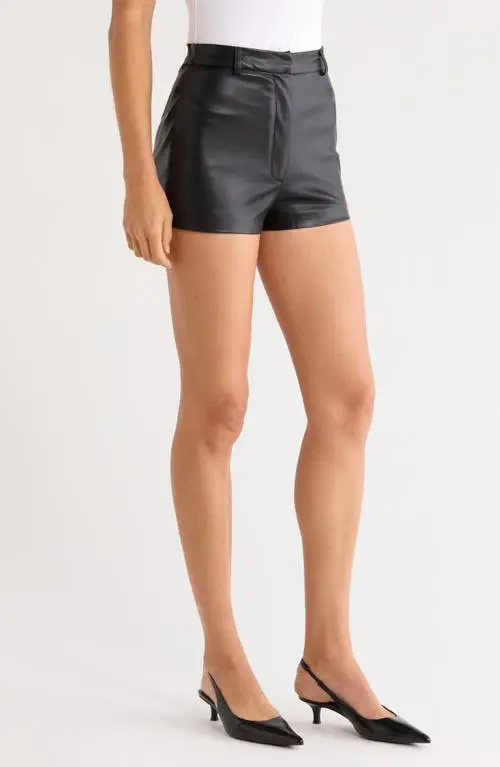 House Of Cb Naya Faux Leather Mini Skirt