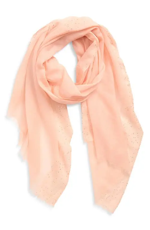 Echo Sequin Trim Wrap - Blush