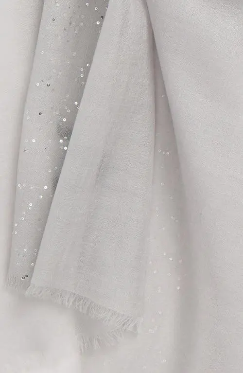 Echo Sequin Trim Wrap - Silver