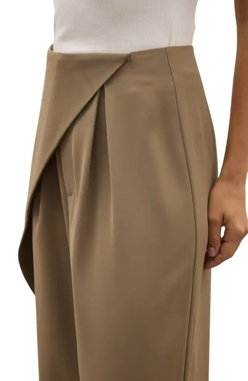 BAYSE Rue Wrap Wide Leg Pants - Dune