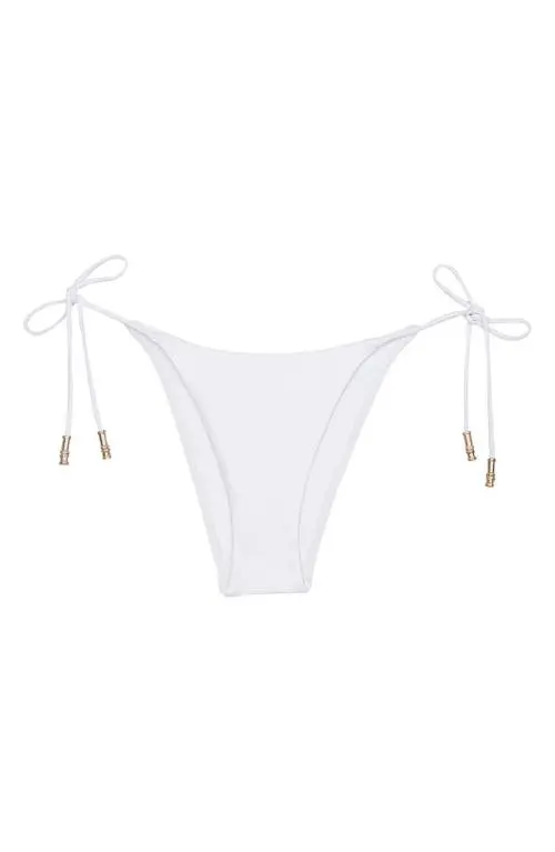 VIX PAULA HERMANNY Solid Tie Side Full Bikini Bottoms