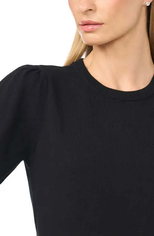 CECE DUPRAZ Puff Sleeve Sweater - Rich Black