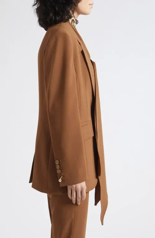 Marella Peak Lapel Structured Blazer