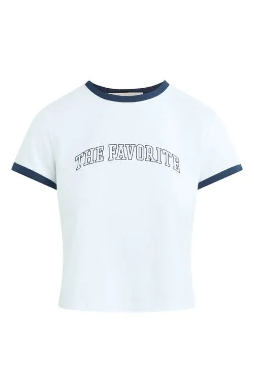 FAVORITE DAUGHTER The Cropped Favorite Ringer Tee