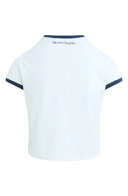 FAVORITE DAUGHTER The Cropped Favorite Ringer Tee
