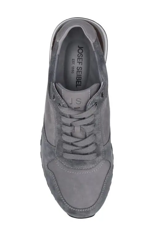 Josef Seibel Axel 01 Leather Lace-up Sneakers - Gray