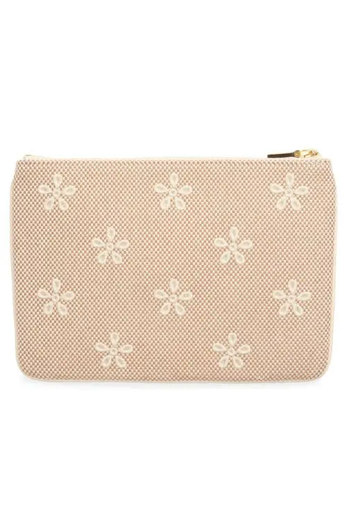 Valentino Garavani Vlogo Signature Medium Pouch - Natural