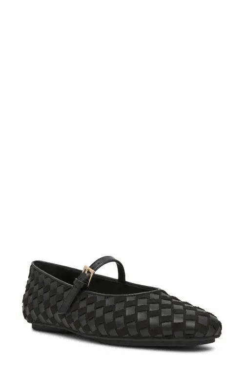Anne Klein Connie Mary Jane Flat - Black